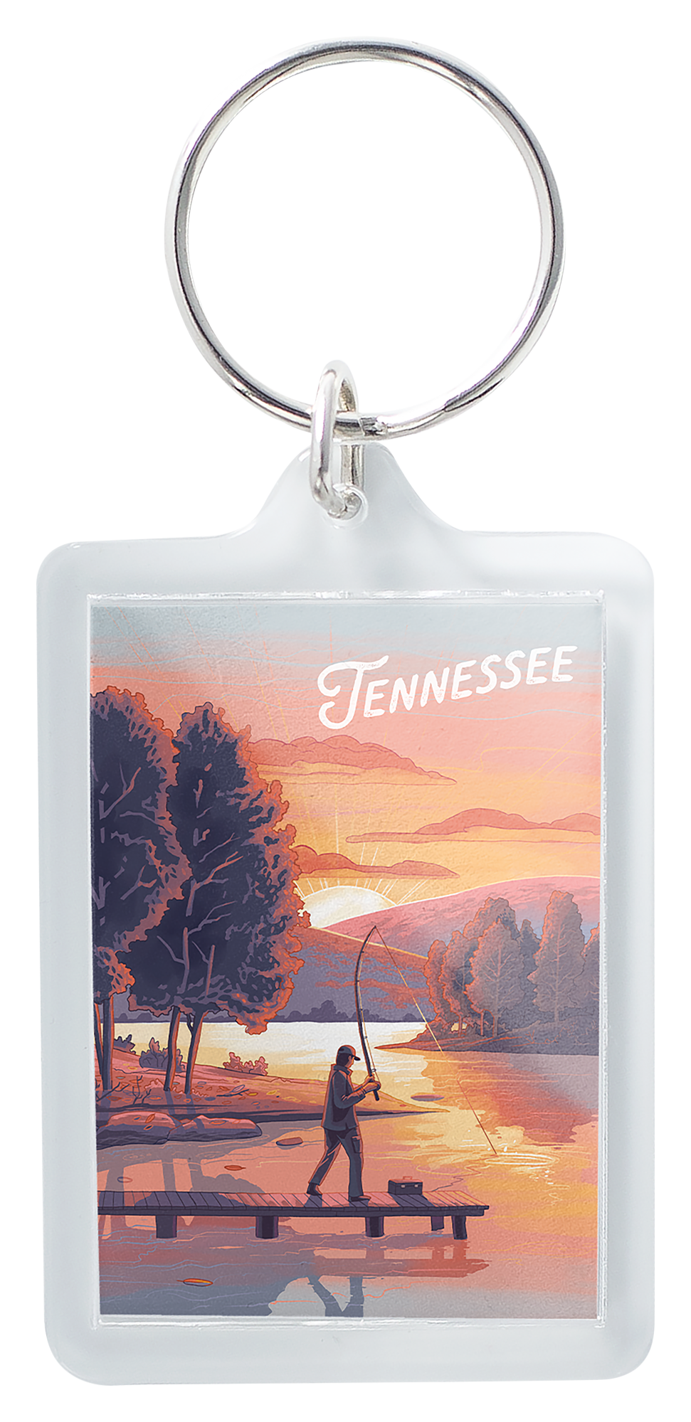 Lantern Press Tennessee Fishing is Living Acrylic Keychain | Bass Pro Shops